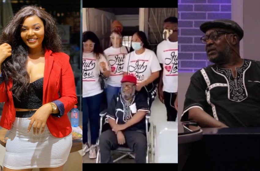 Actress Gifty Asante & Team Show Massive Love To Veteran Actor Kojo Dadson As They Donate To Him ...