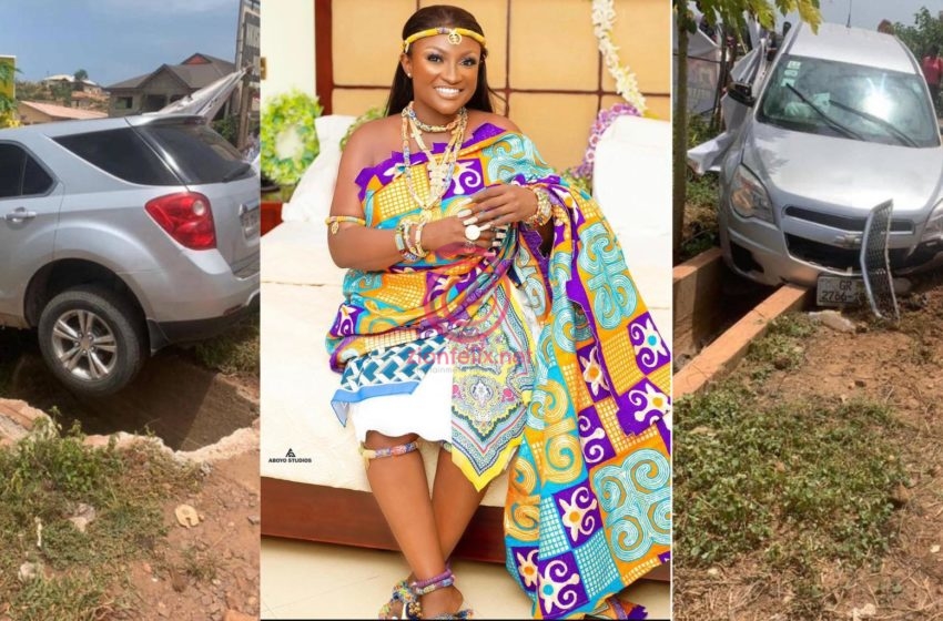 Abena Moet Speaks After She Survived Her Ghastly Accident Two Weeks ...